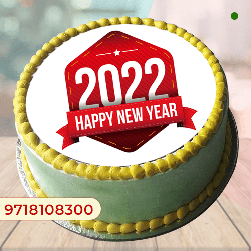 Happy New Year 2022 Cake - MrCake