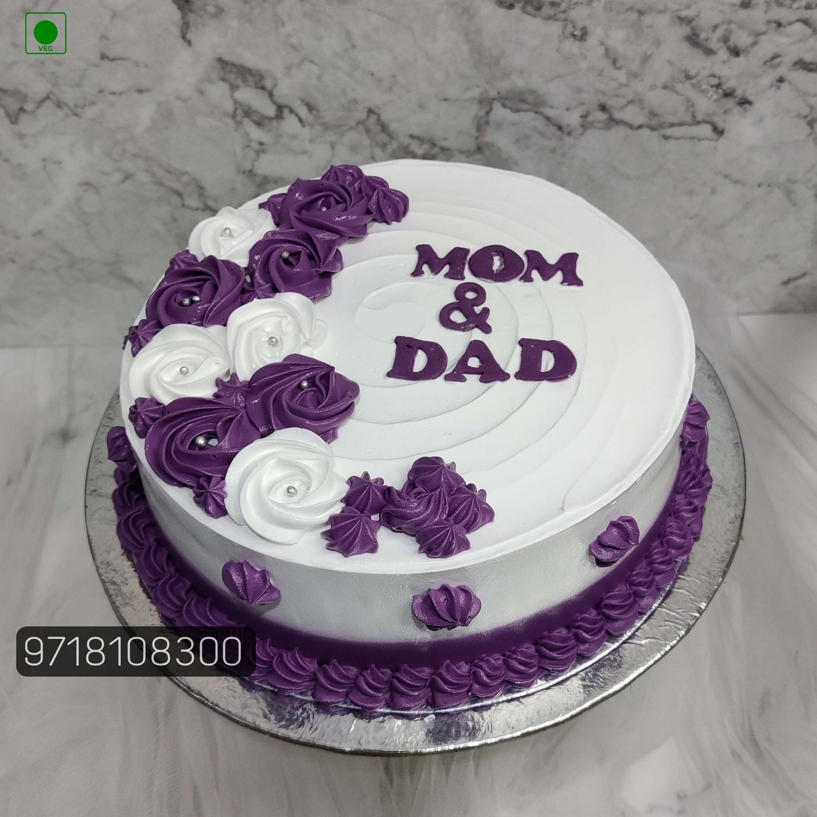 Anniversary Cake Design For Mom Dad MrCake Anniversary Cake Design For Mom Dad MrCake