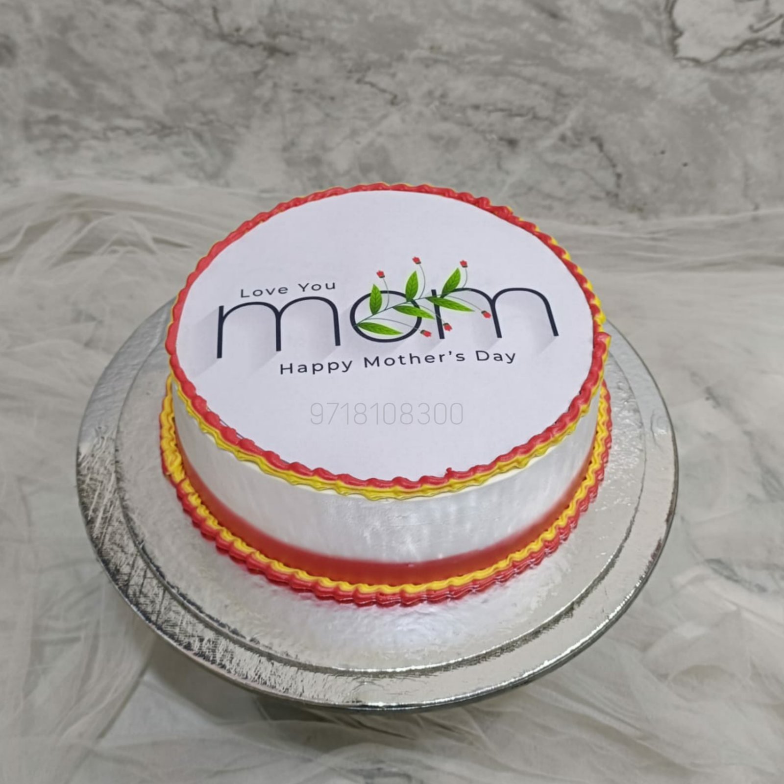 Maa Poster Cake - MrCake